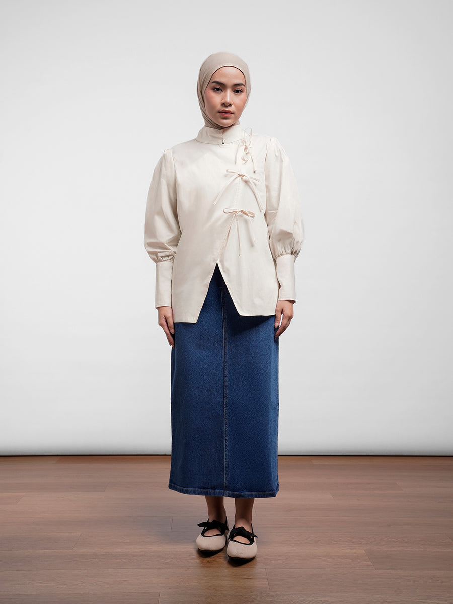 Janggan Blouse | Ivory – THENBLANK
