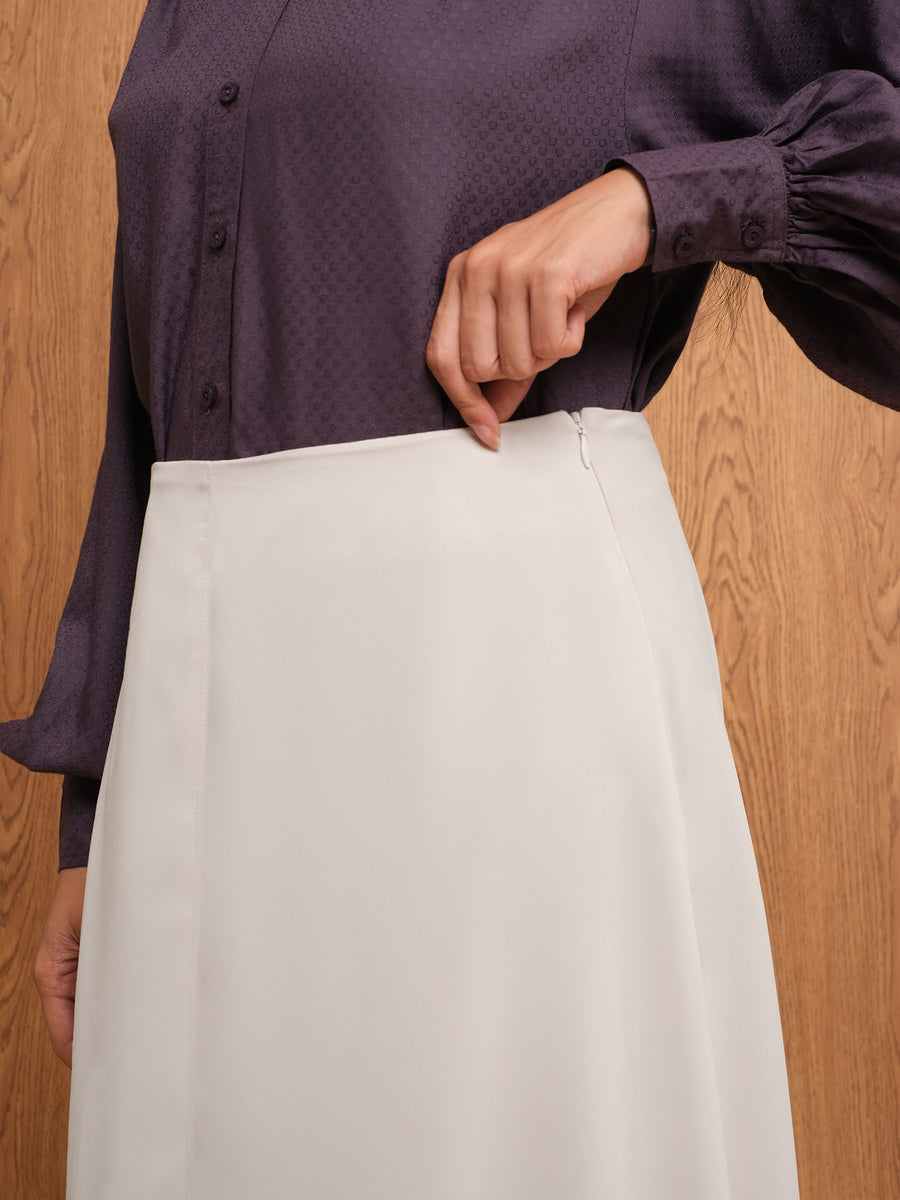 Slip Skirt Full Length | Oat – THENBLANK
