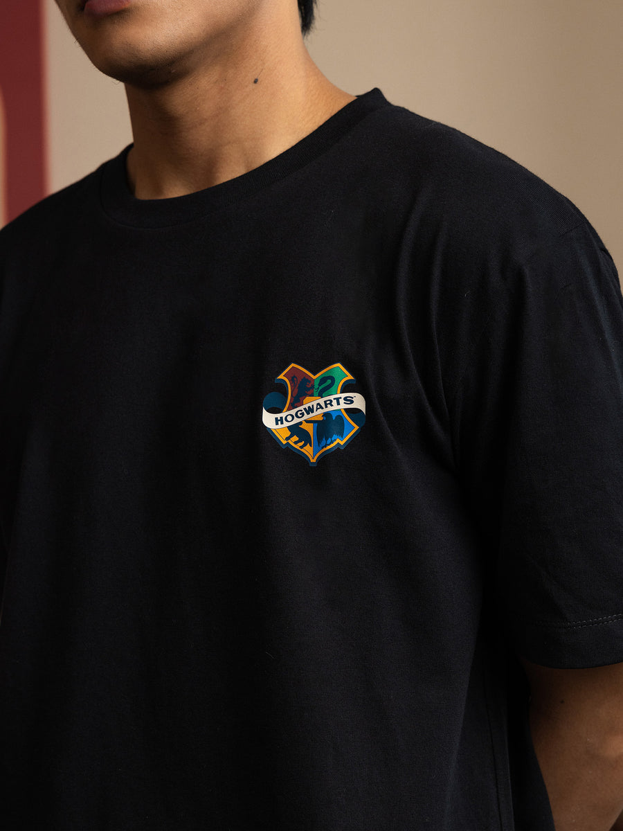 Graphic Tshirt | Crest Black – THENBLANK