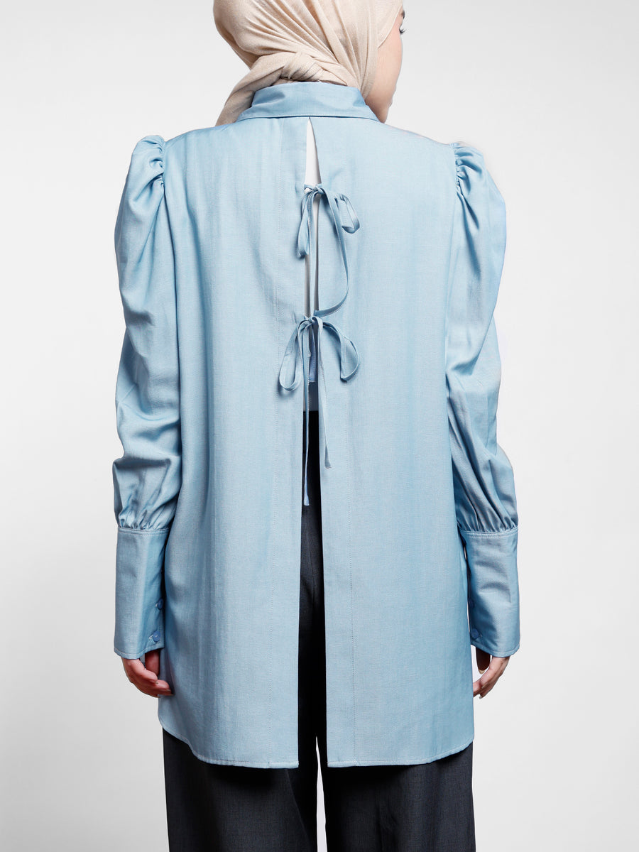 Nara Shirt | Light Blue – THENBLANK