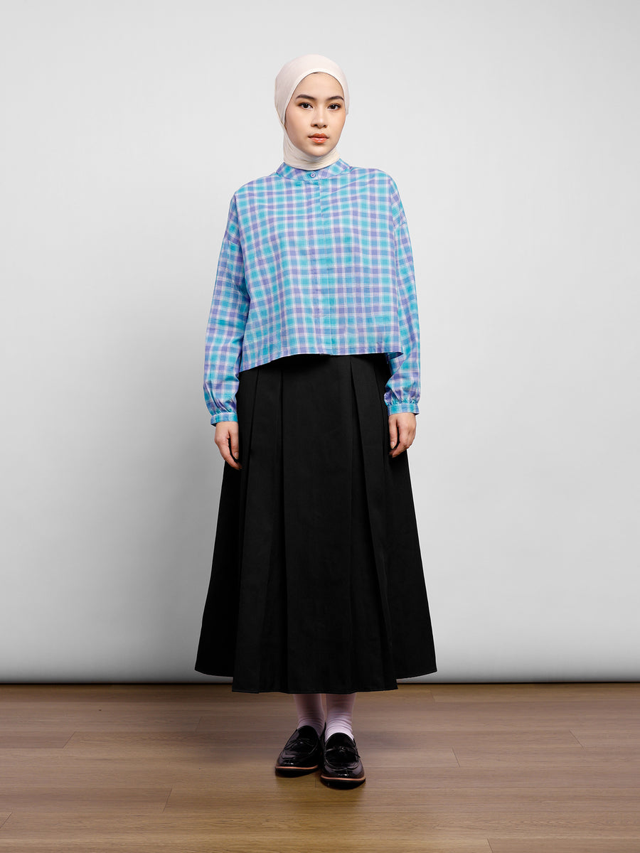 Noon Shirt | Coral Blue – THENBLANK
